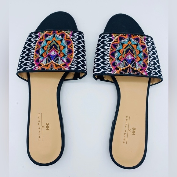 Trina Turk | Shoes | Trina Turk Slippers X Inc Maria Slide Sandals 6 ...